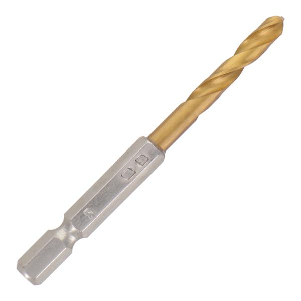 ●JANコード：4954458021505 ●品番：TTD-5.0●刃径：5.0mm●溝長：30±2mm●【用途】鉄工・木工用●【材質】●ドリル刃:HSS鋼チタンコーティング●六角軸部:S45C●【シャンク形状】六角軸6.35mm●【適応機...