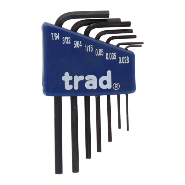 ●JANコード：4954458296330●品番：TMI-7●重量：10ｇ●【セット内容】●0.028／0.035／0.05／1/16"／5/64"／3/32"／7/64"●【材質】●レンチ:CR-V　（クロームバナジウム鋼）●ホルダー:PE