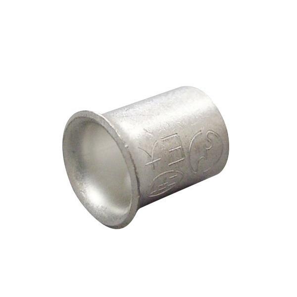 ●カワグチ●リングスリーブ / E-大●販売単位：100個●外径：φ7.7mm●内径：φ6.1mm●最大使用電流：30A●電線組み合わせ(同一サイズ)：φ1.6×7本、φ2.0×5本、φ2.6×3本