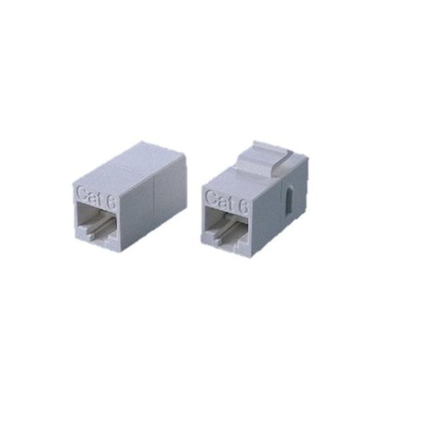 ●入数：1個●色：白●小型爪なしタイプ RJ45（8極） 中継アダプタ Cat6●画像はイメージです●JANコード：4944387951981