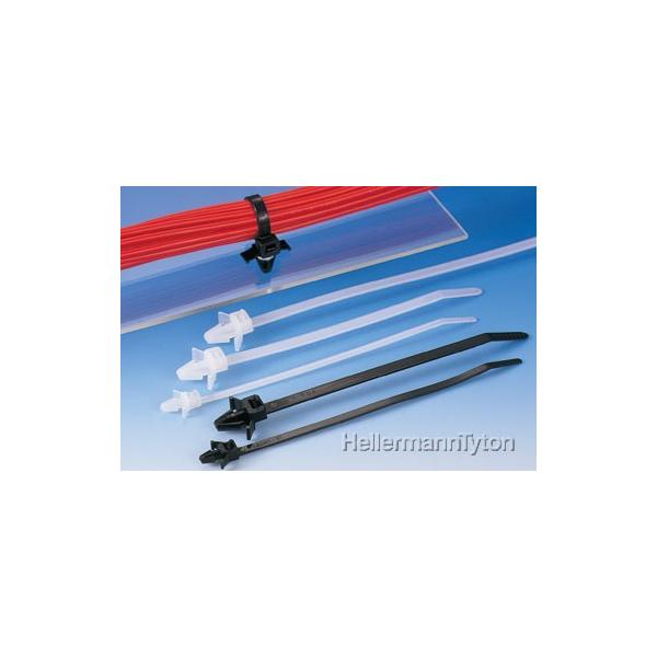 ヘラマンタイトン RT30SSF-V0B 黒 100本入 プッシュマウントタイ 難燃グレード 【特別セール品】