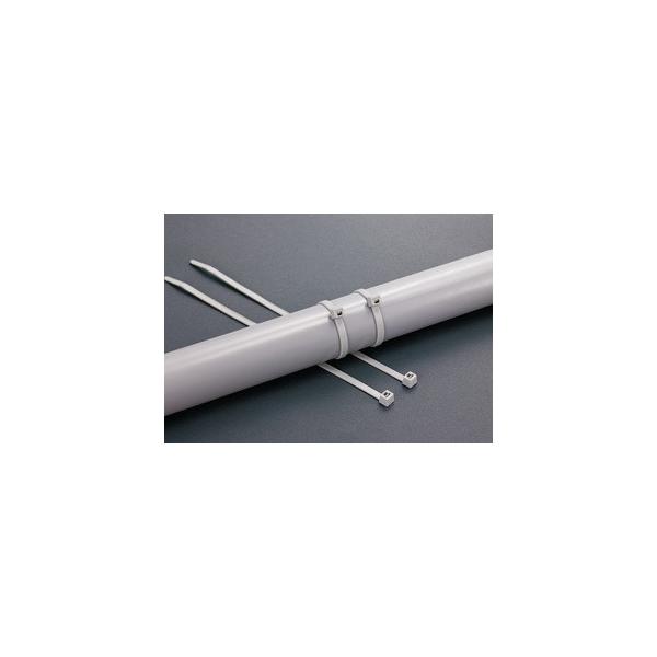 ●従来の一般的な６６ナイロン製耐候グレードの結束バンドは、紫外線しゃ蔽剤カーボンブラックを添加しているため黒色ですが、「ABシリーズ 耐候性カラータイ」は、白い外壁やエアコンホースの色に馴染みやすい、明るい色調の結束バンドです。 ●屋外の空...