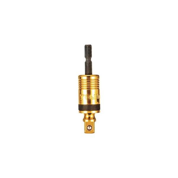 ●商品名：ソケットアダプター 3分 ユニバーサル●型番：TSK-A3U●JANコード：4975364160898●製品重量：86 g●包装寸法（mm）タテ×ヨコ×アツサ：133 ×34 ×20 ＜機能＞●手廻しソケットが使える30度首振り兼...