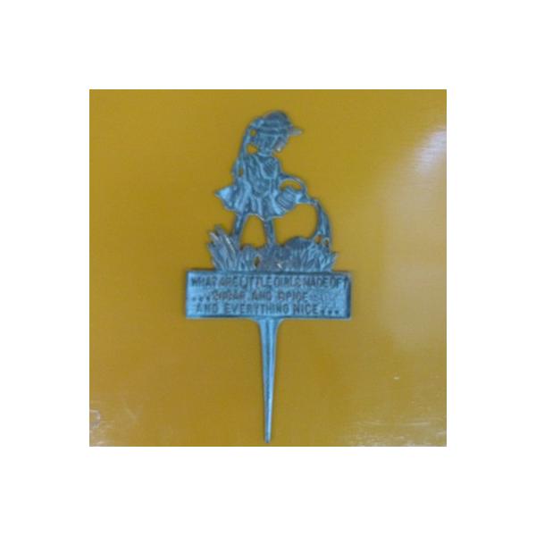 【ガーデニング/園芸/オーナメント/アンティーク調】【アウトレットセール　sale】●サイズ：幅16cm×厚5mm×H32.5cm●材質：メタル　真鍮●重量：約500g【よろづや百貨】