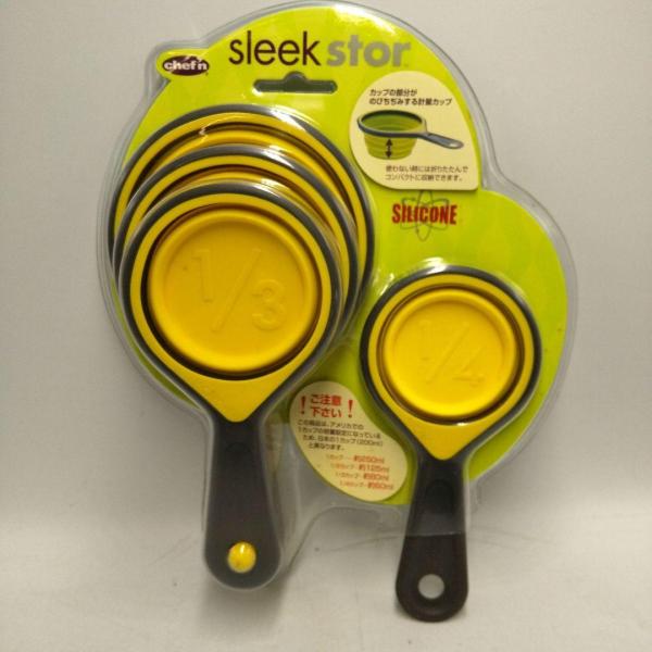 【計量カップ/シェフン/キッチンツール/調理器具/キッチン/調理】●※注意　この商品はアメリカでの1カップの容量設定になっている為、日本の1カップ（200ml）と異なります。●材質：本体/シリコーン（耐熱温度130℃）　柄部/ポリプロピレン...