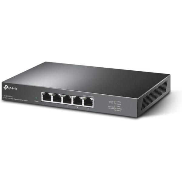 TP-Link TL-SG105-M2は、5つの2.5Gbps RJ45ポートを搭載したアンマネージドスイッチングハブです。従来の1Gbpsネットワークを超える高速通信に対応し、NAS・Wi-Fi 6アクセスポイント・ゲーミングPC・高速イ...