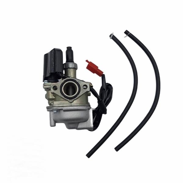 高品質のアフターパーツキャブレターです。【商品内容】ボルト穴間隔：42mm、インテーク直径：19mm、エアフィルタ側OD：37mm【適合車種】スーパーライブディオ DIO 50 AF34 AF35 等汎用品で2ストローク50ccエンジンスク...