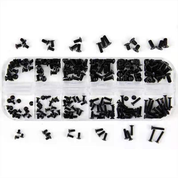 ノートパソコンの修理にお使い頂けます。収納ケース付きでサイズごとに収納されている為使いたいネジを簡単に取り出すことができます。サイズ: M2 M2.5 M3 　合計240本入