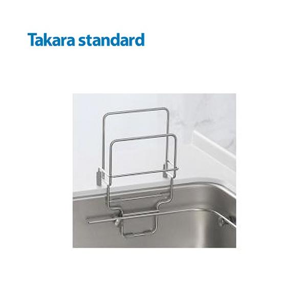 タカラスタンダード らくエルシンク用小物 まな板立て マナイタタテSGN●品名：マナイタタテSGN●サイズ： 幅：142mm×奥行：73.5mm×高さ：246.7mm●対象機種名：システムキッチン『らくエルシンク』用●ステンレス製