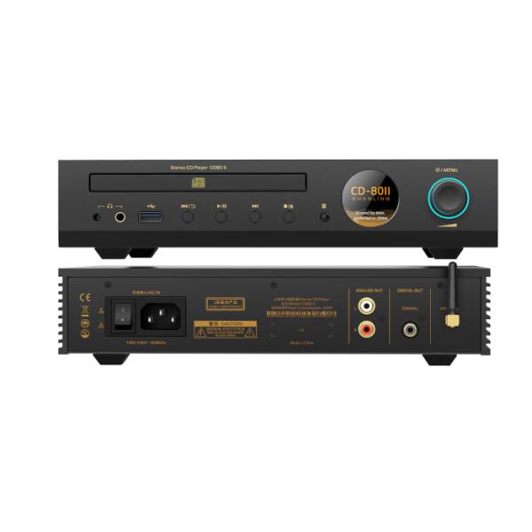 [SHANLING / CD80 II]コンパクトながら本格仕様のデスクトップCDプレーヤー「CD80 II」。Cirrus Logic製DAC「CS43198」とデュアルアンプ「SGM8262-2」により、繊細かつ力強いサウンドを実現。最...