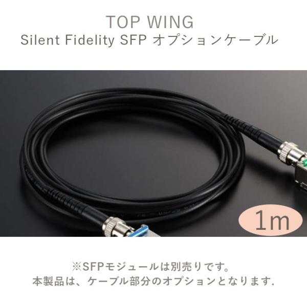 [ Silent Fidelity SFP用オプションケーブル / TOP WING]本製品は、Silent Fidelity SFP用オプションケーブルです。SFPモジュールは付属しておりません。