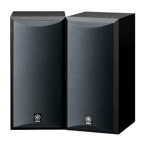 本棚などにも余裕で置ける高さ215mmのショートサイズ。サラウンドチャンネル最適設計の小型ブックシェルフスピーカー色/仕上げ（B）ブラック /（MB）ブラウンバーチ