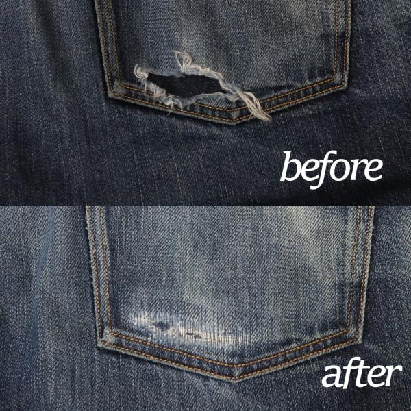 破れたポケットを補修●商品によりご指定通りのお直しが出来ない場合は、作業前にご連絡させていただきます。●デザインによっては、料金が増減する場合がございます。●お客様から当店へご依頼の品を発送いただく送料は、お客様負担となりますのでご注意下さ...