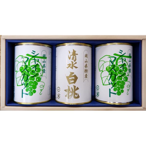 岡山を代表する桃（清水白桃）とぶどう（シャインマスカット）を特製のシロップで漬けました。果肉とシロップの絶妙なバランスが、果肉の旨味を一層引き立てます。