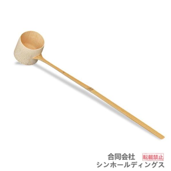 材質: 天然素材の竹を材料として作られています。寸法：約直径4.8cm 高さ4.5cm 柄の長さ：34cm。非常に便利です、抹茶茶道専用用途: 竹製ヒシャクは家庭、オフィスに適し、茶道で快適に使用できます。安心安全: 柄杓は安全で、非常に便...