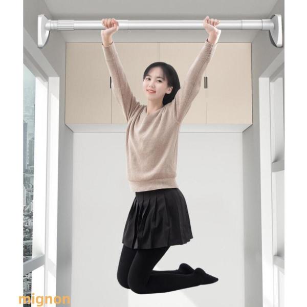突っ張り棒製品 工具不要 簡単取り付けるくぎネジ パンチを使わず、突っ張るだけで簡単に取り付けられます、 製品には微調整ナットが付いており、接触面の力や要件に応じてナットの圧力を調整することができます，取り付けがしっかりしているかどうかを避...