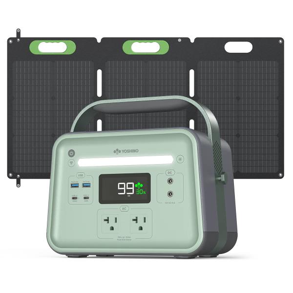 【YOSHINO　B300 Pro SSTとの組み合わせ・高速充電】YOSHINO ソーラーパネル SP100はYOSHINO B300 Pro SST 固体電池ポータブル電源に対応し、最大100Wの電力を作り出せます。YOSHINO B3...