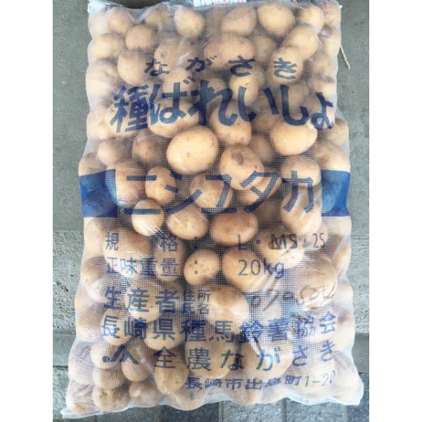 品種特徴楕円形の淡黄色で芽は浅く外観は極めて良好、クズ薯が少なくよく揃う休眠期間が短く、耐病性が強い耐病性に優れ春、秋栽培できます。産地…長崎☆1kｇ/約10個前後（サイズ混合）S〜L　※サイズは年ごとに変わり、大玉傾向が多い場合などは掲載...