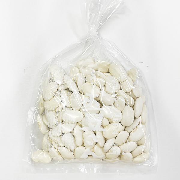 お徳用の白花豆！煮豆やあえ物などにも便利です。白あんや白いお汁粉などアレンジメニューにもご利用ください。内容量：200ｇ賞味期限：裏面に記載高温多湿を避け、低温・乾燥場所にて保管してください。原産地：中華人民共和国