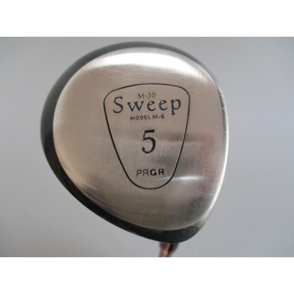 ■種別：レディースフェアウェイウッド　■メーカー：プロギア■モデル：SWEEP M-6　■シャフト：オリジナルカーボン■フレックス：M-30　■ロフト：25■本数：1　■番手：5W■長さ：40　■クラブ重量：292■ライ角：0　■バランス：...