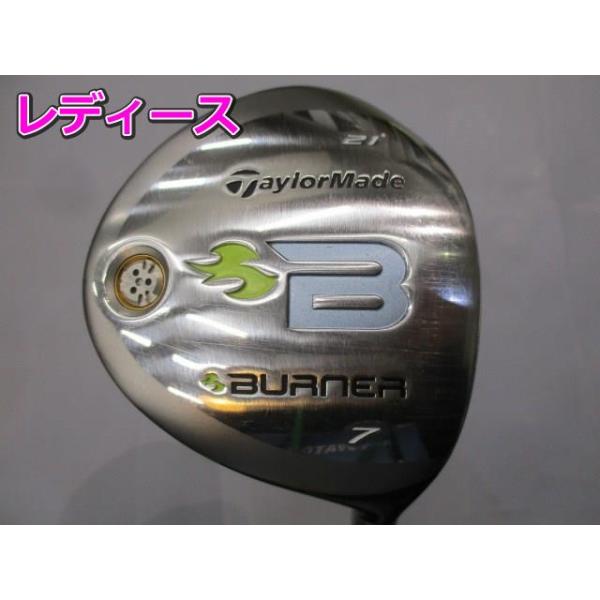 ■種別：レディースフェアウェイウッド　■メーカー：テーラーメイド■モデル：BURNER 2008　■シャフト：REAX SUPERFAST BURNER PLUS(JP)■フレックス：L　■ロフト：21■本数：1　■番手：7W■長さ：40....