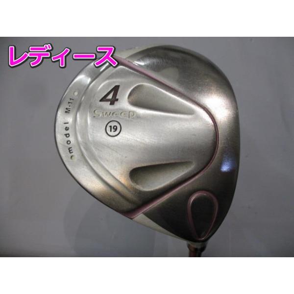■種別：レディースフェアウェイウッド　■メーカー：プロギア■モデル：SWEEP 2009 ピンク　■シャフト：オリジナルカーボン■フレックス：M-30　■ロフト：19■本数：1　■番手：4W■長さ：41.5　■クラブ重量：278■ライ角：0...