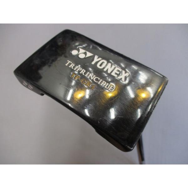 ■種別：パター　■メーカー：ヨネックス■モデル：TRIPRINCIPLE TP-GR1　■シャフト：オリジナルカーボン[36］■フレックス：　■ロフト：3■本数：1　■番手：P■長さ：36　■クラブ重量：0■ライ角：68　■バランス：■キッ...