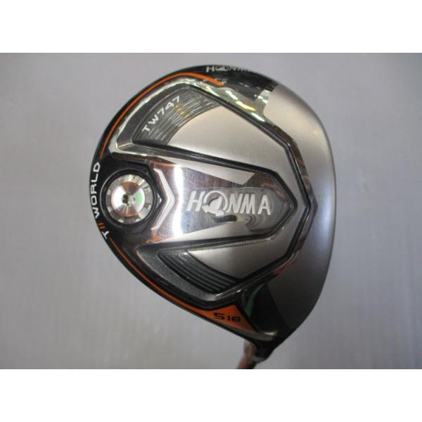 ■種別：フェアウェイウッド　■メーカー：ホンマ■モデル：ツアーワールドTW747　■シャフト：VIZARD FD6■フレックス：S　■ロフト：18■本数：1　■番手：5W■長さ：42.25　■クラブ重量：332■ライ角：58.5　■バランス...