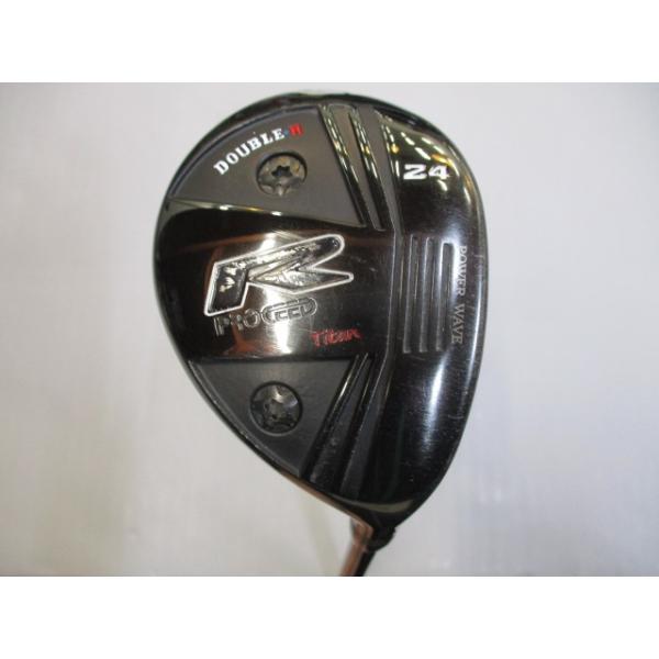 ■種別：ユーティリティ(ロングアイアンを含む)　■メーカー：ジャスティック■モデル：PROCEED DOUBLE-R UT　■シャフト：Tour AD HY-65 HYBRID■フレックス：R　■ロフト：24■本数：1　■番手：24■長さ：...