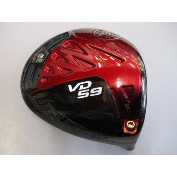 ■種別：ドライバー　■メーカー：ヤマハ■モデル：RMX VD59　■シャフト：ヘッドのみ■フレックス：　■ロフト：10.5■本数：1　■番手：1W■長さ：0　■クラブ重量：191■ライ角：59　■バランス：■キックポイント：　■ヘッド素材：...