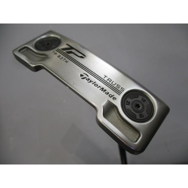 ■種別：パター　■メーカー：テーラーメイド■モデル：TP TRUSS B3TH　■シャフト：オリジナルスチール[33]■フレックス：　■ロフト：3.5■本数：1　■番手：P■長さ：33　■クラブ重量：0■ライ角：70　■バランス：■キックポ...