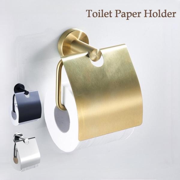 トイレットペーパーホルダー おしゃれ ゴールド シルバー ブラック 真鍮風 スチールメッキ加工リフォーム ホテル仕様シンプルなフォルムの豪華な雰囲気のあるトイレットペーパーホルダーです。飲食店やホテル、店舗などで大変好評です。