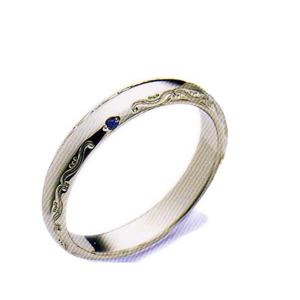 品番：5924048材質：Pt900・サファイヤ入りオーダー品、納期約1ヶ月