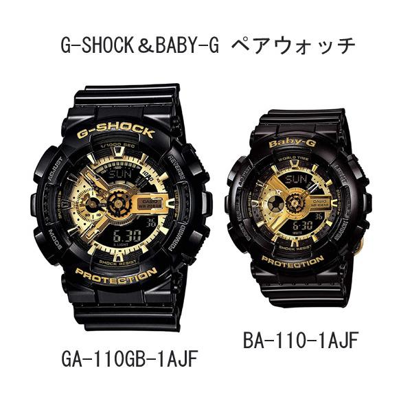 GA-110GB-1AJF￥18,700ケース・ベゼル材質：樹脂樹脂バンド耐衝撃構造（ショックレジスト）無機ガラス20気圧防水サイズ・質量サイズ（H×W×D） : 55×51.2×16.9mm質量 : 72gBA-110-1AJF￥16、５...