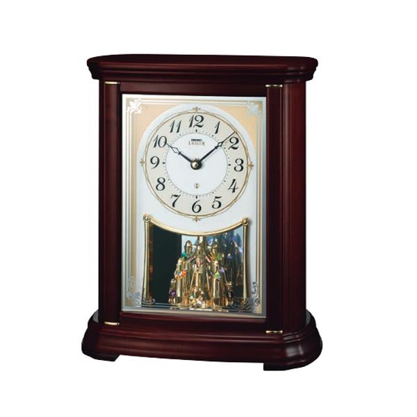 セイコー 木枠（濃茶木地塗装） 電波置時計　価格  ￥55,000枠材  木枠・濃茶木地塗装）前面:ガラスサイズ・重さ  296×246×152mm電池  単3（アルカリ）×3機能      電波修正機能（40kHz/60kHz自動選局・受...