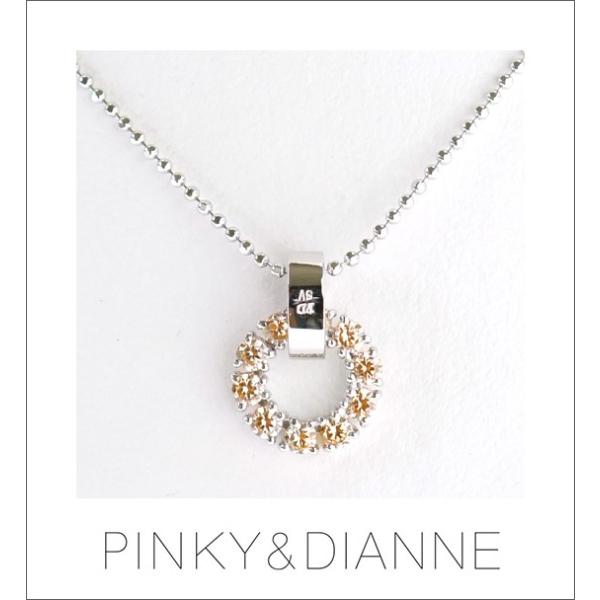 PINKY &amp; DIANNE VPCPD51532・シルバー（ロジウムメッキ）・キュービック・長さ（38cm＋5cm） 付属品 ・ロゴ入りケース・紙袋・メーカー保証書