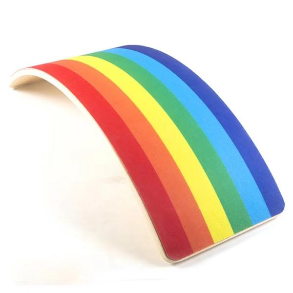 バランスボード 木製 子供 大人 体幹 筋肉 トレーニング 室内遊具 孫 こども 知育 知育玩具【サイズ】：(約)幅80cm×奥行30cm×高さ18cm【ボード厚さ】：(約)1.7cm【重量】：(約)2.5kg【材質】：トウヒ合板・フェルト