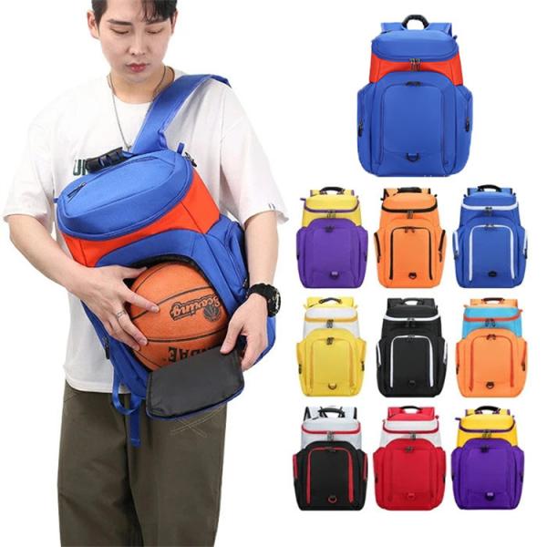 リュック バスケ ボール収納 大容量 サッカー リュック ボール収納 キッズ キッズ 子供 ジュニア オトナ ボールメッシュ 水筒 防水 頑丈 リュックサック サッカー リュック バック バレーボールサイズについての説明45*32*19cm...