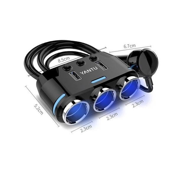 【発売日：2024年03月26日】■最大で100Wのパワーを供給できる3つにシガーソケットを増設できます■合計で3.1A出力できる2つのUSBポートがあります■DC12/24Vまで対応できるので普通車からトラックまで使用できます【商品内容】...