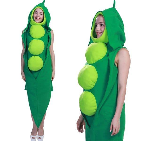 ハロウィン衣装 さやえんどう 野菜 コスプレ衣装 男性用/女性用 着ぐるみ えんどう豆 さやエンドウ 変装 エンドウ豆 コスチューム 食べ物コスプレ レディース メンズ イベント パーティー 文化祭 演出服 仮装 Hallow子供用タイプは...