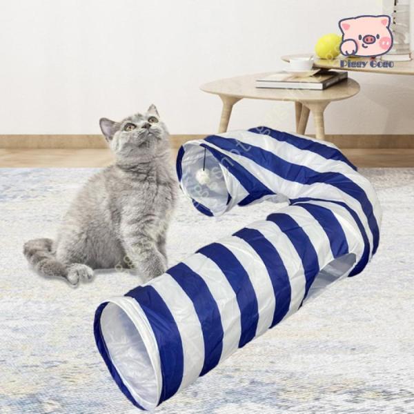 家に猫のおもちゃがないと、猫はいつも家中のものを探しています。たとえば、トイレットペーパー、衣類、家具などが遊んでいて、迷惑をかけます。遊び好きは猫の天性で、弊社の猫トンネルは猫ちゃんの好奇心を満たします。☆折りたたみ可能＆収納簡単☆ペット...