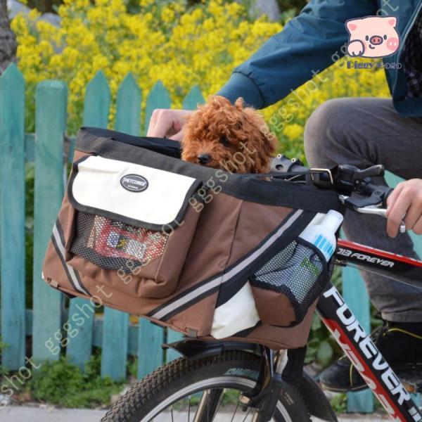 ※本品にはステーは付属しておりませんので、あらかじめご了承ください。■お出かけ便利今までペットと一緒に自転車で出かたい時に困っていた方も、こちらは自転車の前カゴに収まるキャリーバッグです。安全フックも取り付けできるので、安心して一緒にサイク...