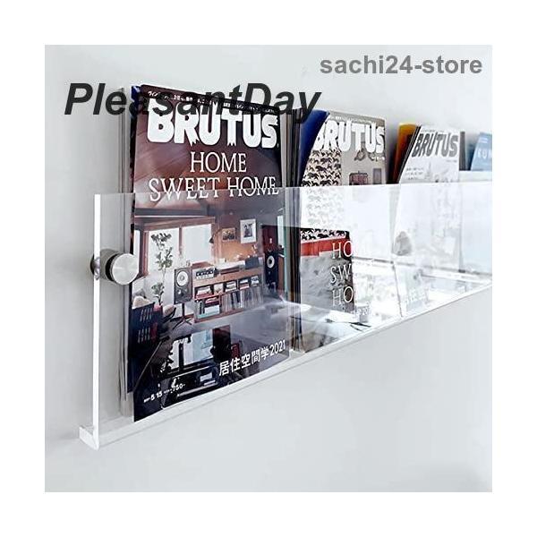 ありそうでなかった？アクリルタイプのウォールラックです。ウォールラックにありがちな、ワイヤーや小さなつっかえで支える様なものではなく、高さのあるアクリル板でささえるため、落下を防いだり、飾りなども一緒にディスプレイが可能です。マチ幅もコンパ...