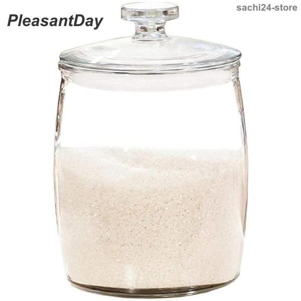 米びつ 密閉米びつ 2KG/4KG/6KG/8KG/10KG 防虫 防湿 ライスストッカー ガラス瓶 貯蔵タンク 小麦粉 駄菓子 砂糖 米櫃 保存容器 キッチン収納