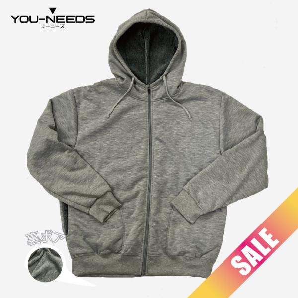 こちらは在庫処分Sale商品になります。返品交換対象外です。特別価格でご提供させていただいております。アパレルの廃棄処分が問題になっている昨今、「もったいない」「有効利用」にご協力いただければと思います。シンプルデザインの定番パーカーです。...