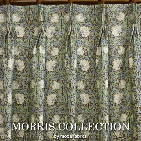 ※お届けまでに10日程度かかる場合がございます。お急ぎのお客様は納期をご確認くださいませ。モリス柄のデザイン生地カーテン♪人気の【ピンパネル】柄のカーテンをサイズオーダーでお作り致します。ヒダの縫製は、布地をふんだんに使用した【2倍ヒダ】仕...