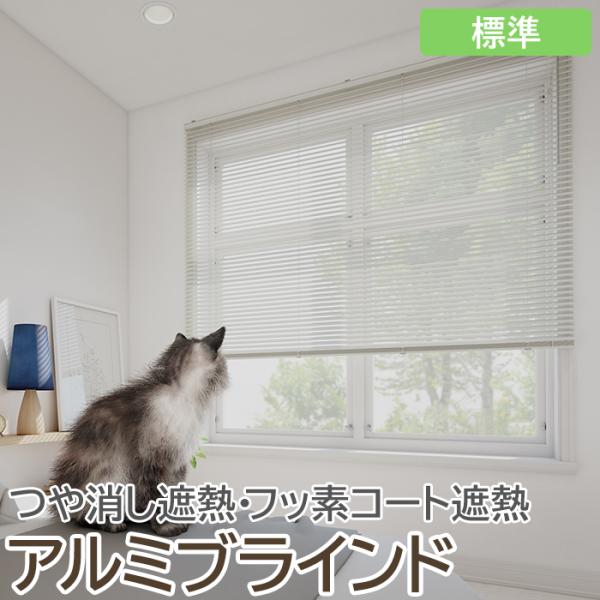 ※北海道・沖縄県・その他離島地域は別途送料がかかります。カーテンにはない、光の微妙なコントロールが可能なブラインド。フッ素コートスラットは、汚れを簡単に落とせるお手入れ簡単なスラット！水廻りにもオススメです。※ 最大製作可能面積は 6平方メ...