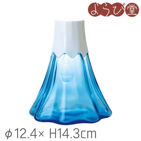 富士山の形をしたガラス製ボトル。●サイズ：約径12.4×高さ14.3cm●容量：満約400ml / NET（正味量）約375ml●材質：ボトル/ガラス、キャップ/樹脂、アルミ●製造地：日本製［キーワード］富士山ボトル、冷酒、ドリンク、ヤマコ...