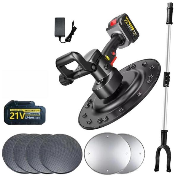 充電式小型ショベルカタナ 防滑ラバー把手 人体工学デザイン、握りやすい 電機の快速冷却 対流冷却デザイン、長時間使用でも機体が熱を蓄まらない 可調節ハンドル 180°回転調節、両手で簡単に握る 大容量リチウムイオンバッテリー 長持ちバッテリ...