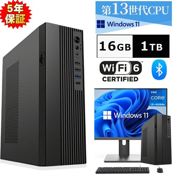 商品情報 商品名：intel core i5デスクトップパソコン寸法 (幅x奥行x高さ) ：298x 95x 290 mmCPU情報 【Intel Corei5-4590S】4コア4スレッド（3.0~3.7 GHz）【Intel Corei...